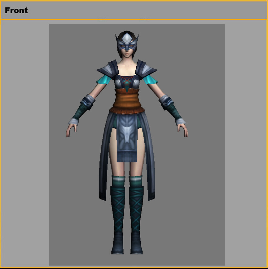 ArtStation - Cloth Set - Female 09 | Game Assets