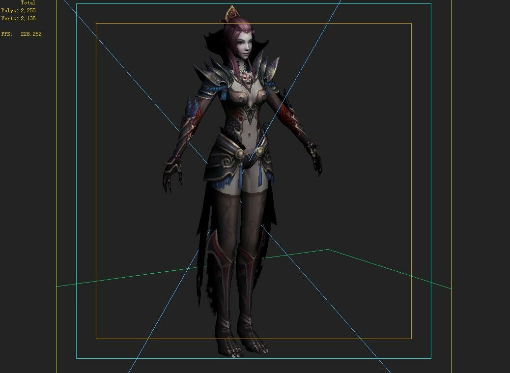 ArtStation - Women Armor 23 | Game Assets