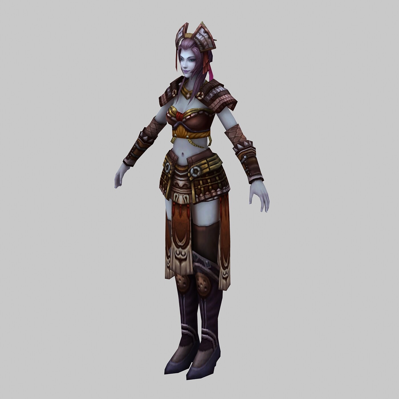 ArtStation - Leather Ladies 01 | Game Assets