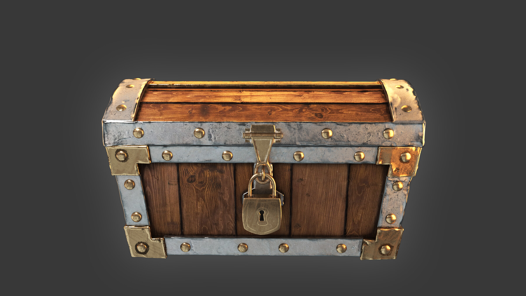 ArtStation - Treasure Chest with lock | Resources