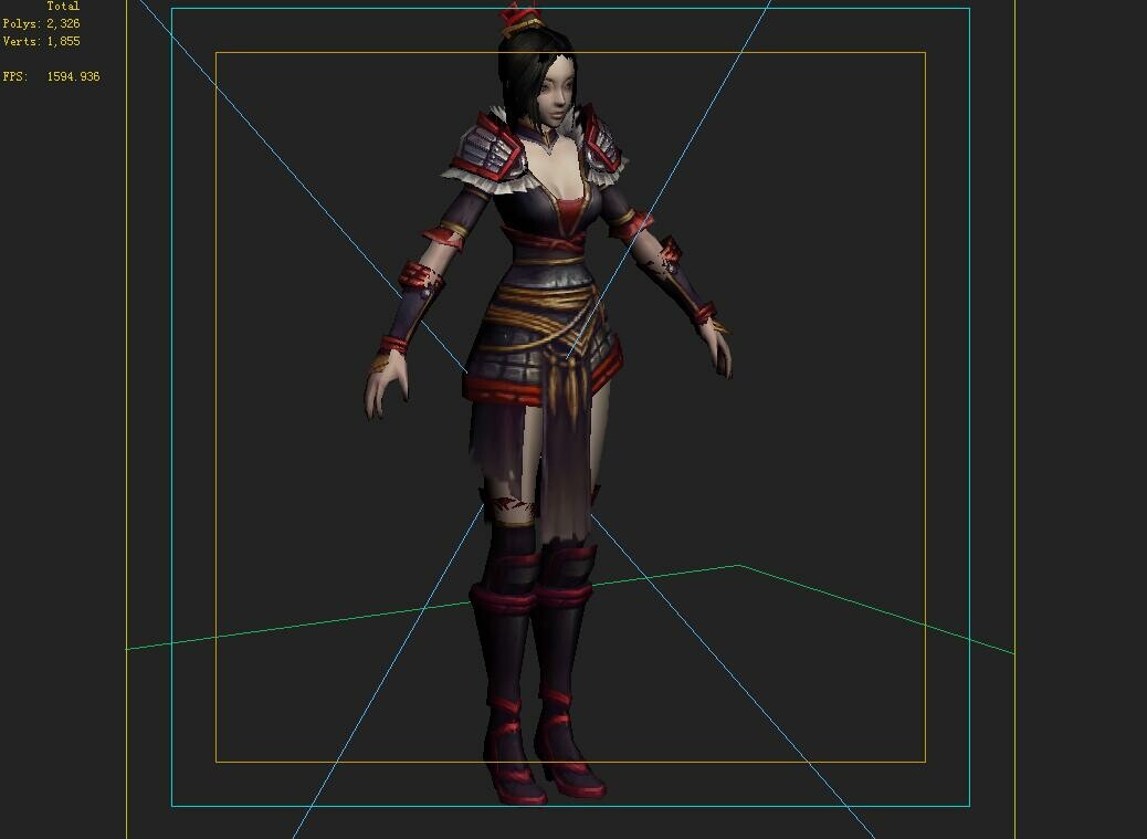 ArtStation - Leather Ladies 05 | Game Assets