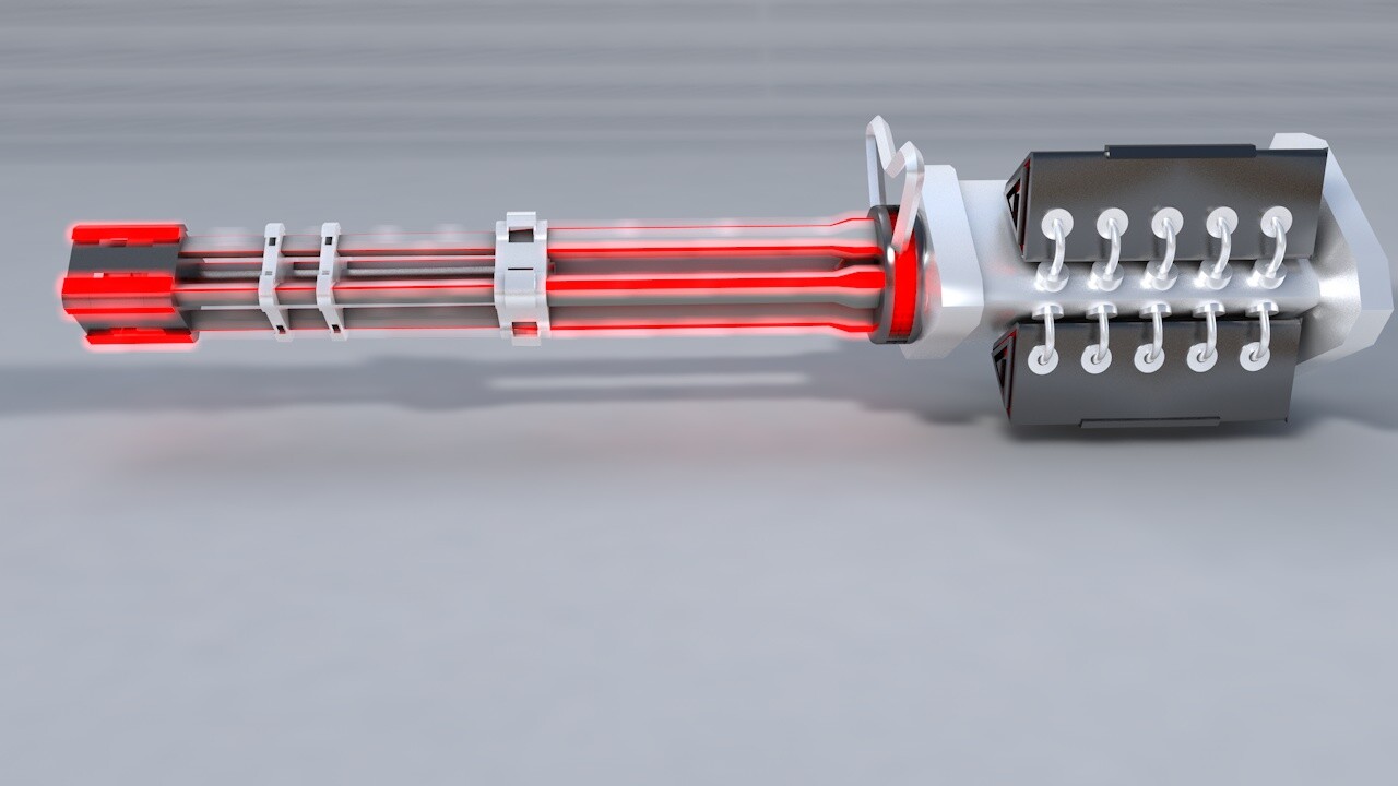 ArtStation - Minigun Futuristic | Resources