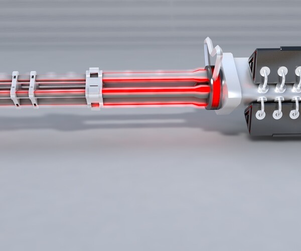 ArtStation - Minigun Futuristic | Resources