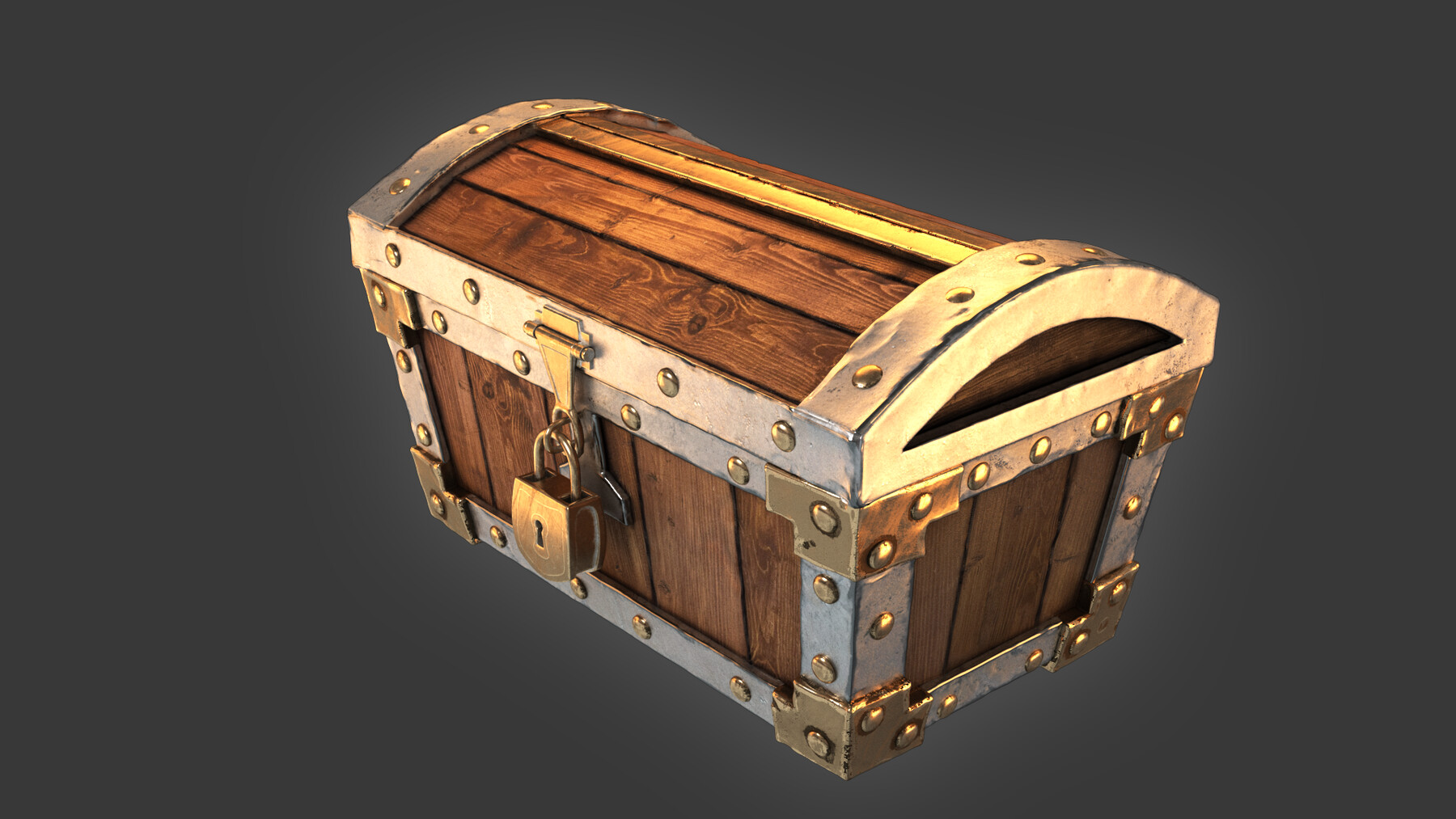 ArtStation - Treasure Chest with lock | Resources