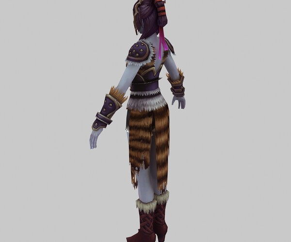 ArtStation - Light Lady 02 | Game Assets