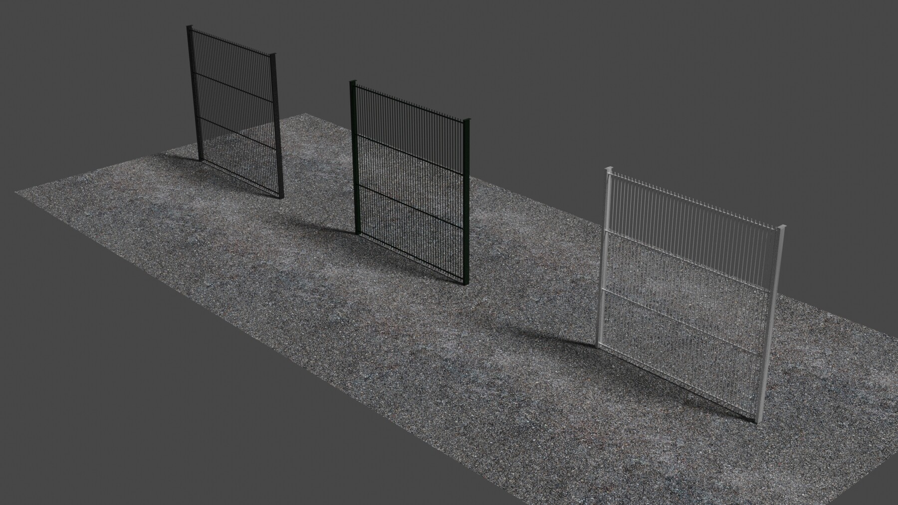 ArtStation - Fence 4 - 3D-Model | Game Assets
