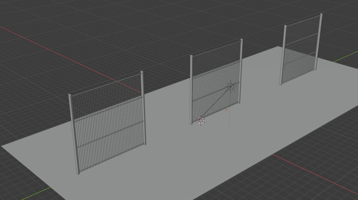 ArtStation - Fence 4 - 3D-Model | Game Assets
