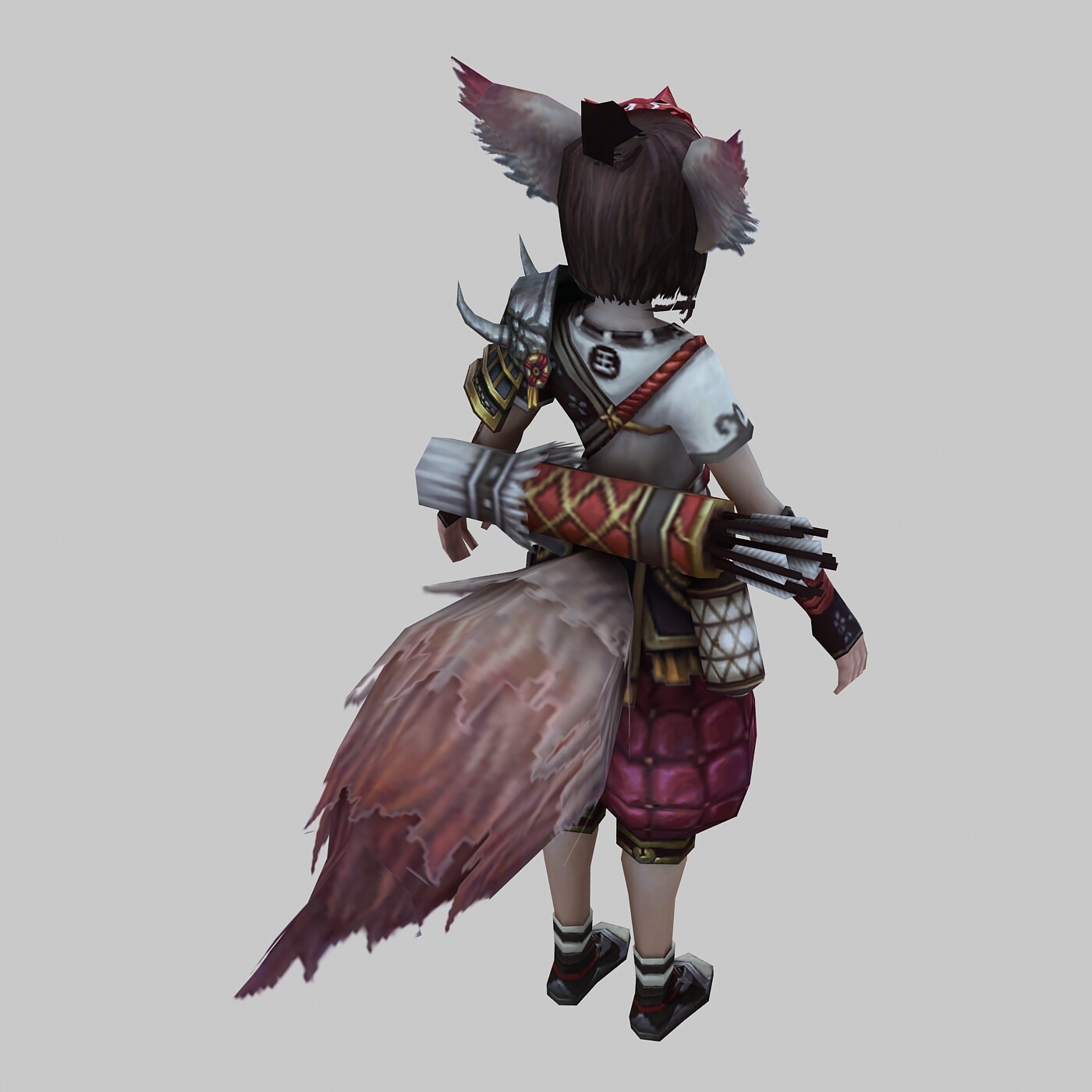 ArtStation - Little Fox Girl - Cloth Set 08 | Game Assets