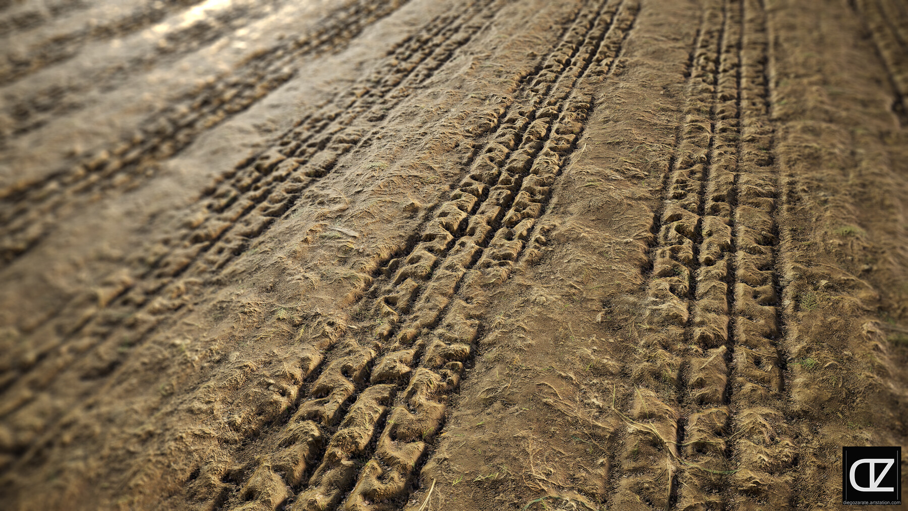 ArtStation - PBR - TRUCK WHEEL TRACKS, MUD, SOIL, TRACE, PRINT - 4K ...