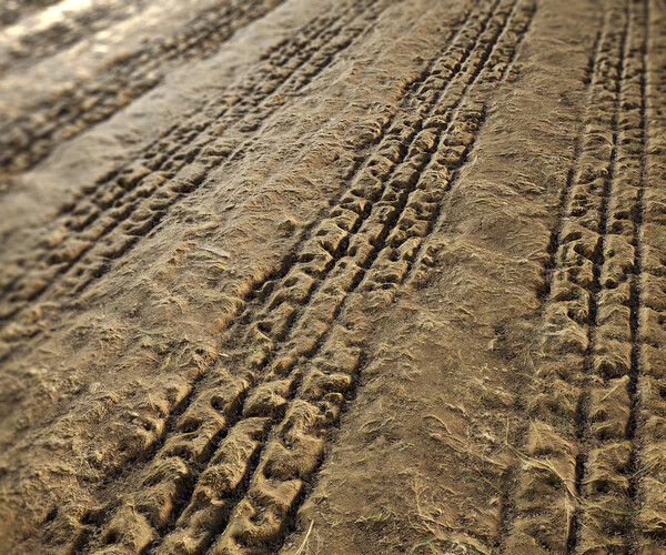 ArtStation - PBR - TRUCK WHEEL TRACKS, MUD, SOIL, TRACE, PRINT - 4K ...