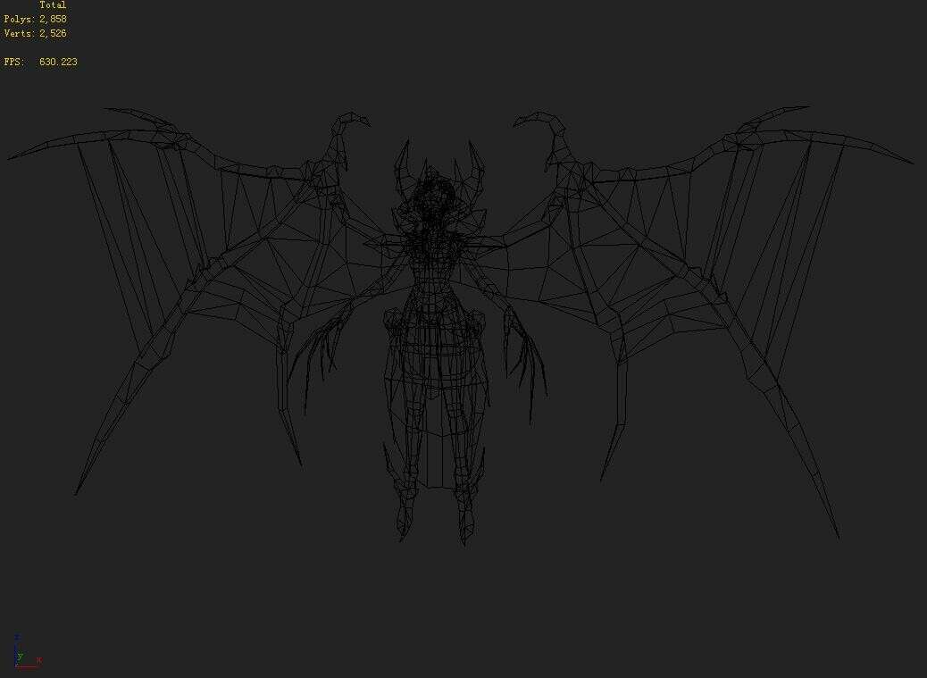 ArtStation - Low poly 3D Monster - Lady Bone | Game Assets