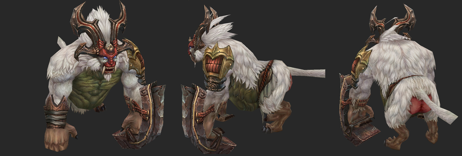 ArtStation - Low poly 3D Monster - White Stork | Game Assets