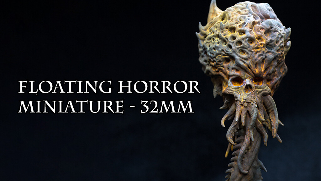 ArtStation - Floating Horror - 32mm Miniature | Resources