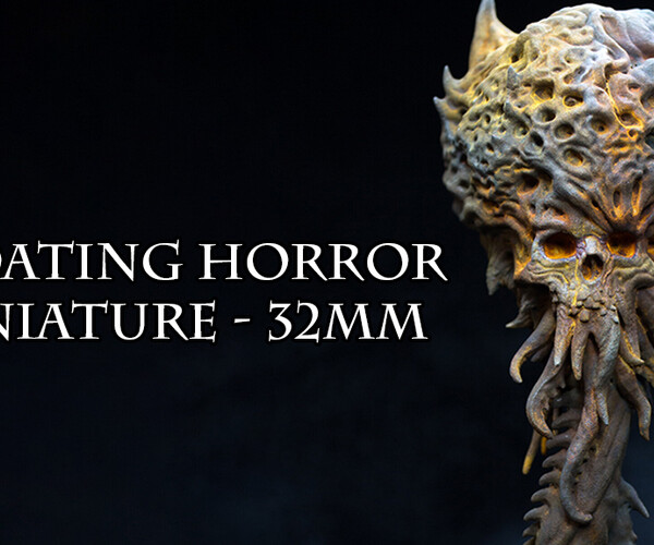 ArtStation - Floating Horror - 32mm Miniature | Resources