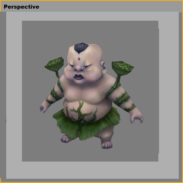 ArtStation - Low poly 3D Monster - Twin Lotus Monster | Game Assets
