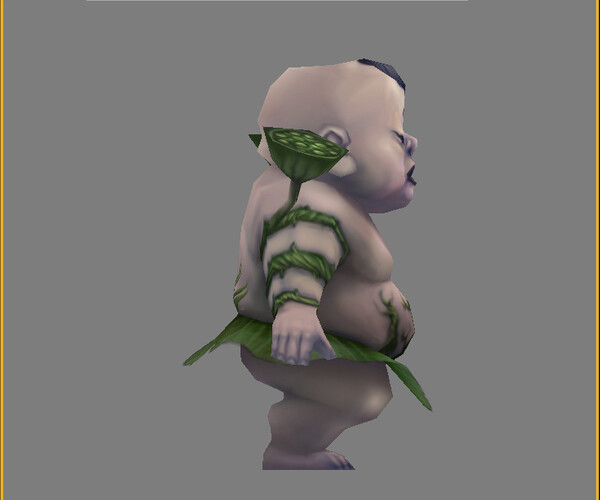 ArtStation - Low poly 3D Monster - Twin Lotus Monster | Game Assets