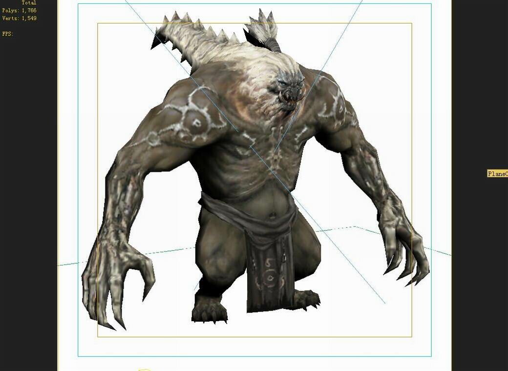 ArtStation - Low poly 3D Monster - Action Troll | Game Assets