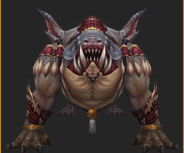 ArtStation - Low poly 3D Monster - Fertilizer | Game Assets