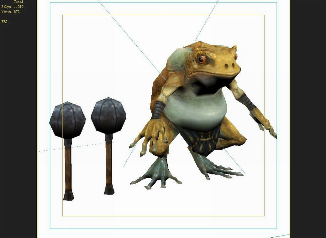 ArtStation - Low poly 3D Monster - Toad jing | Game Assets