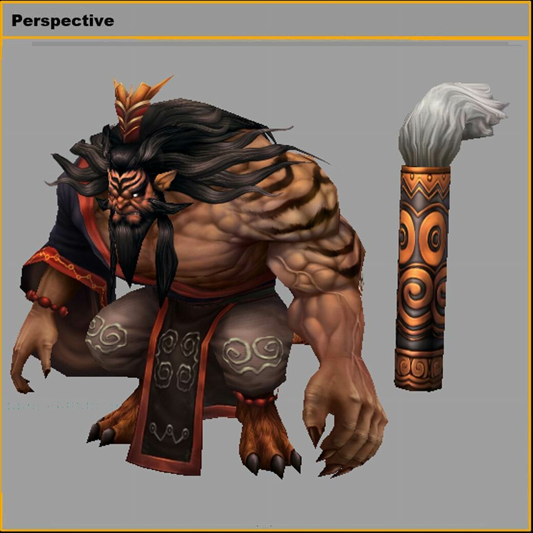 ArtStation - Low poly 3D Monster - Tigers | Game Assets