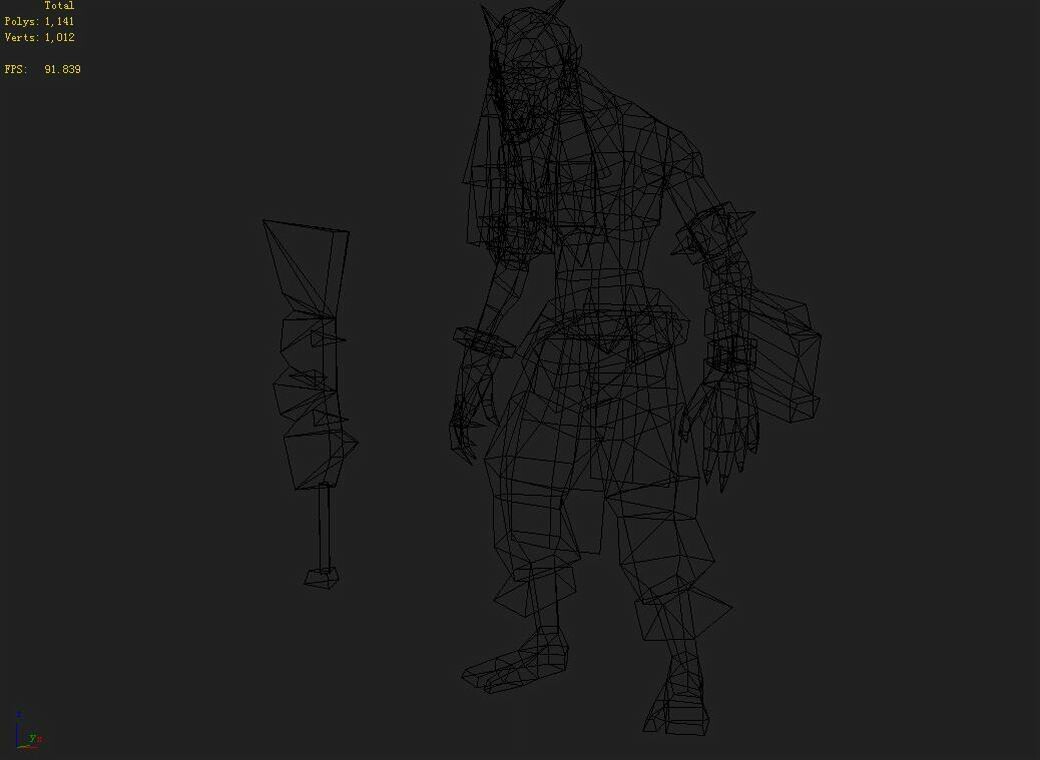 ArtStation - Low poly 3D Monster - Mortal Combat | Game Assets