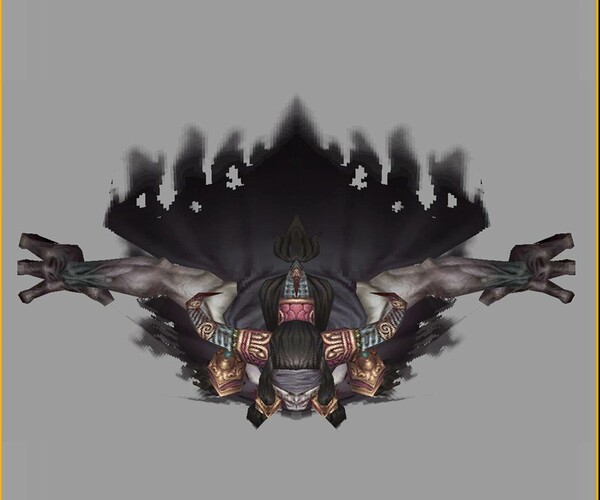 ArtStation - Low poly 3D Monster - Shadow Stone Shadow | Game Assets