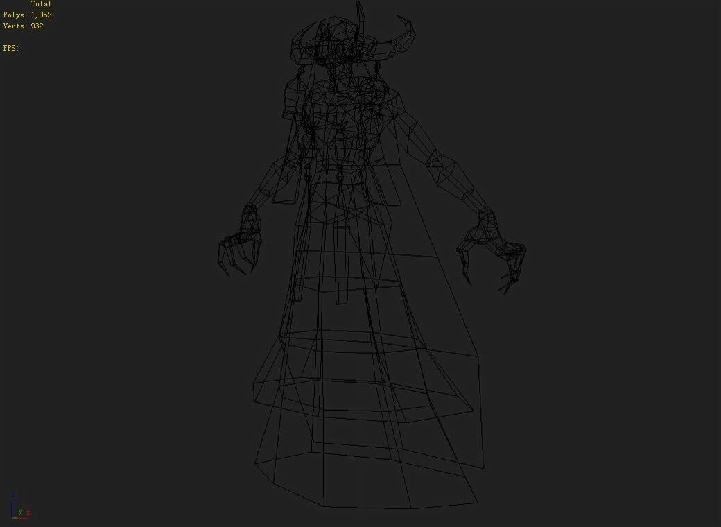 ArtStation - Low poly 3D Monster - Shadow Stone Shadow | Game Assets