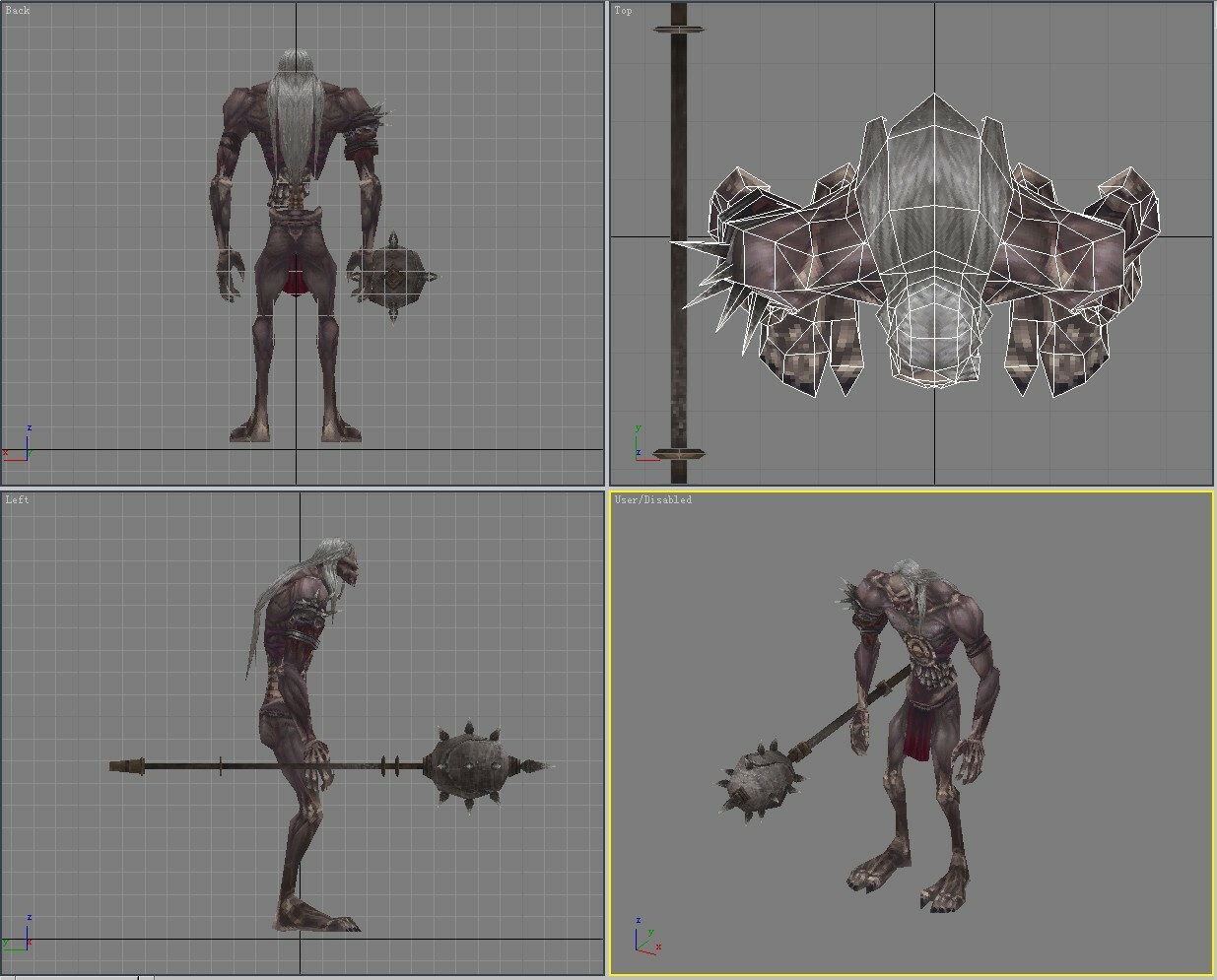 ArtStation - Low poly 3D Monster - Warriors | Game Assets