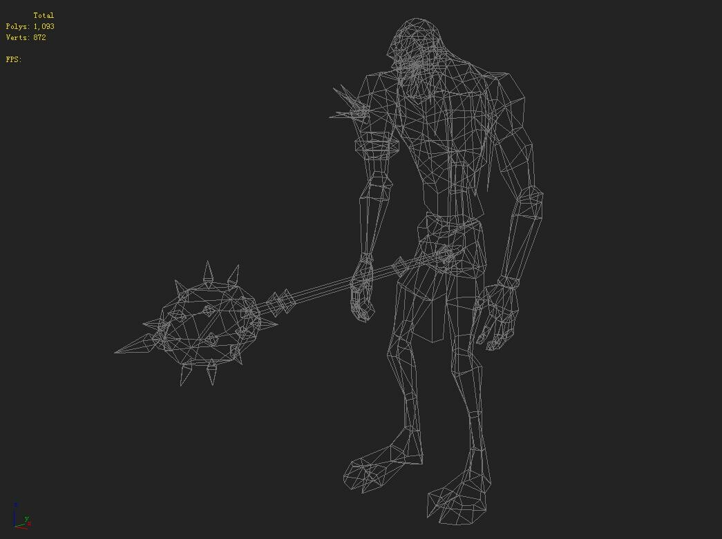 ArtStation - Low poly 3D Monster - Warriors | Game Assets