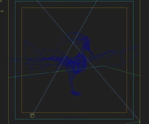 ArtStation - Low poly 3D Monster - Blue Phoenix | Game Assets