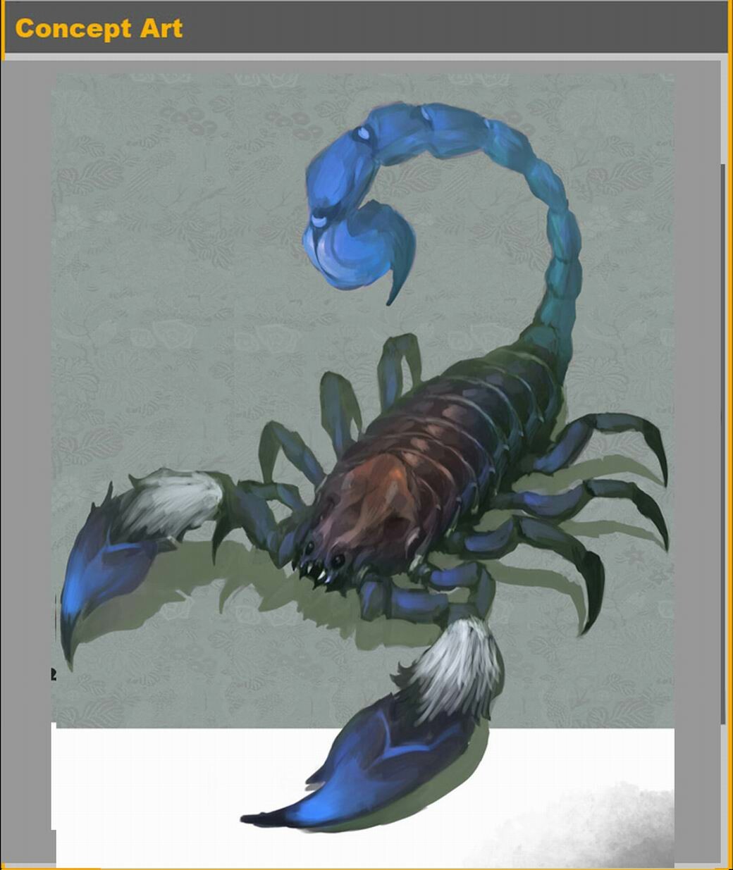 ArtStation - Low poly 3D Monster - Blue-tailed Toad | Game Assets