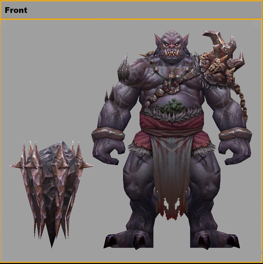 ArtStation - Low poly 3D Monster - Splitter | Game Assets