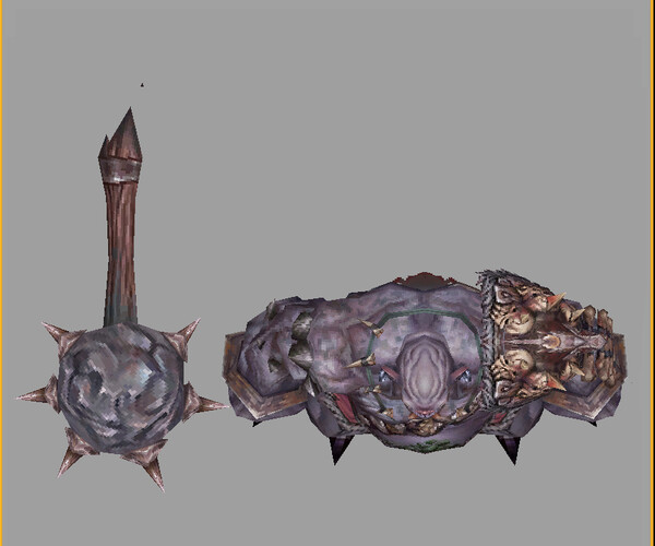 ArtStation - Low poly 3D Monster - Splitter | Game Assets