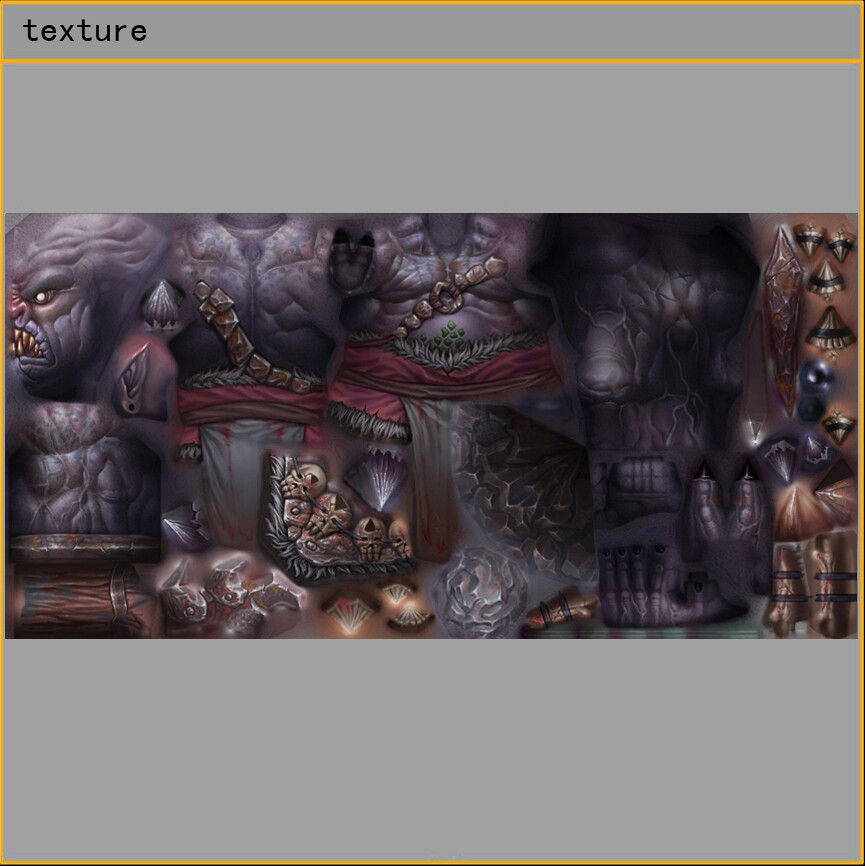 ArtStation - Low poly 3D Monster - Splitter | Game Assets