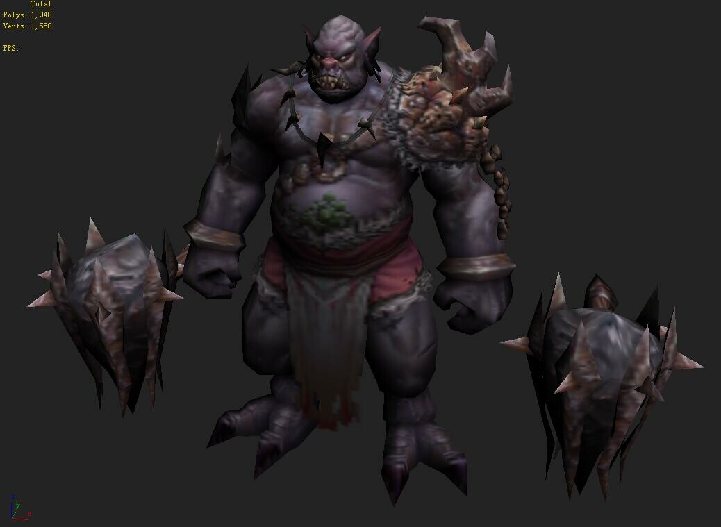 ArtStation - Low poly 3D Monster - Splitter | Game Assets