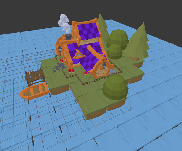 ArtStation - Low poly 3d House | Game Assets