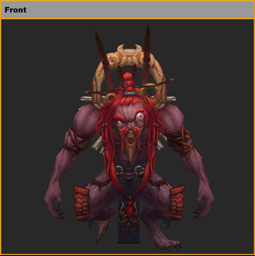 ArtStation - Low poly 3D Monster - Devil | Game Assets