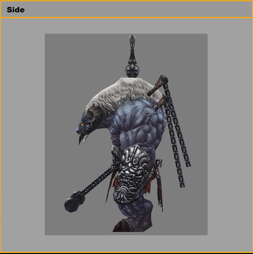 ArtStation - Low poly 3D Monster - Cow Head Monster | Game Assets