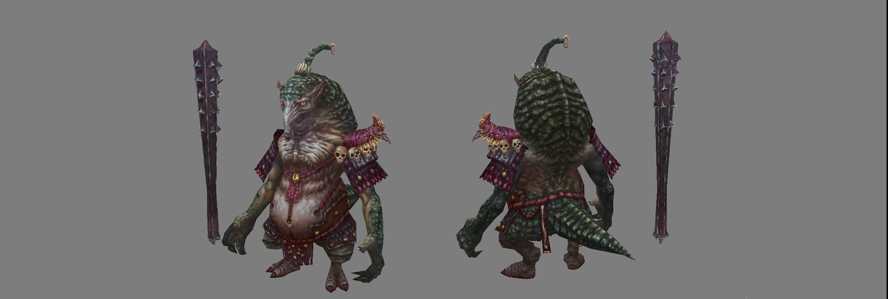 ArtStation - Low poly 3D Monster - Armadillo fine | Game Assets