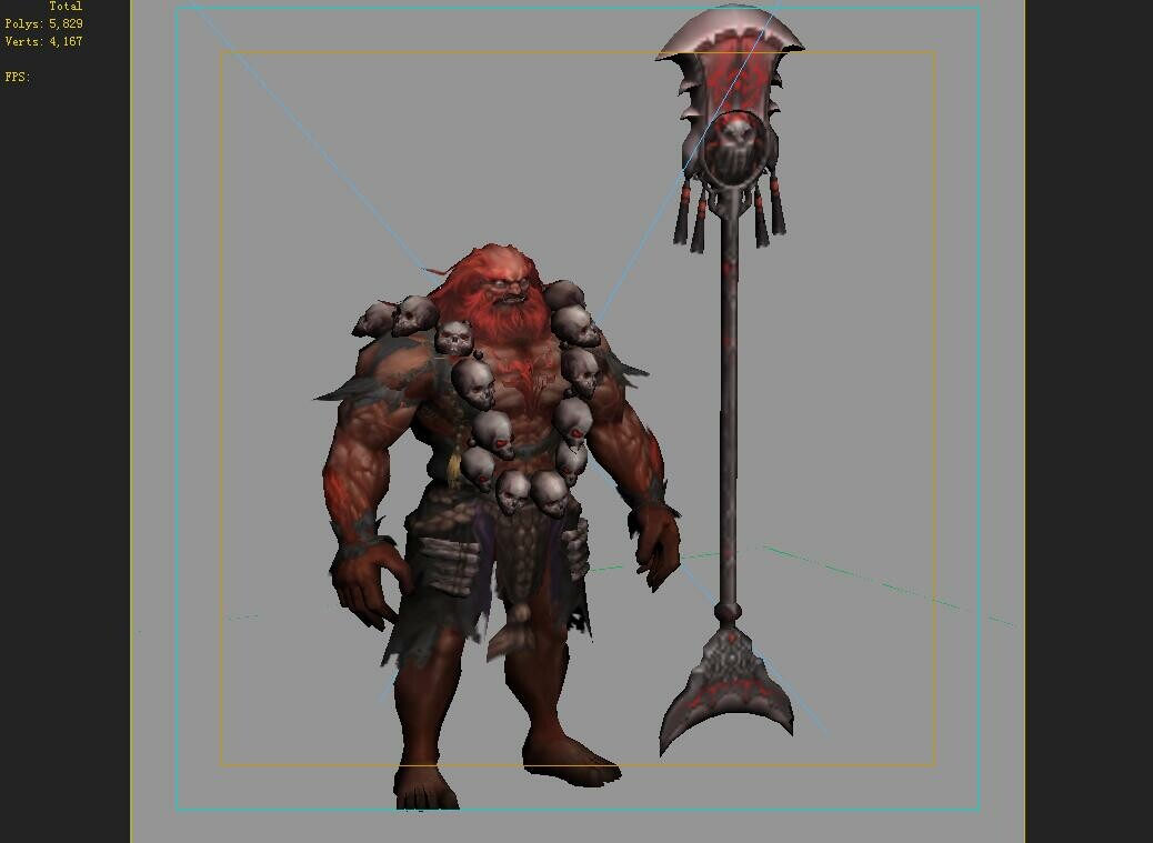 ArtStation - Low poly 3D Monster - Shards resentment | Game Assets