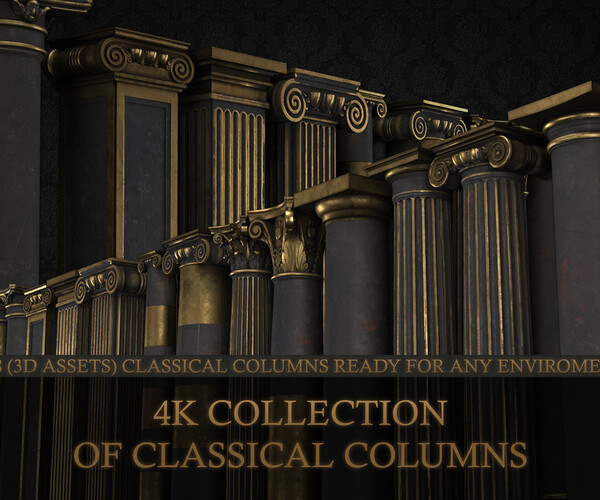 ArtStation - (Vol 2) Classical Columns | Resources