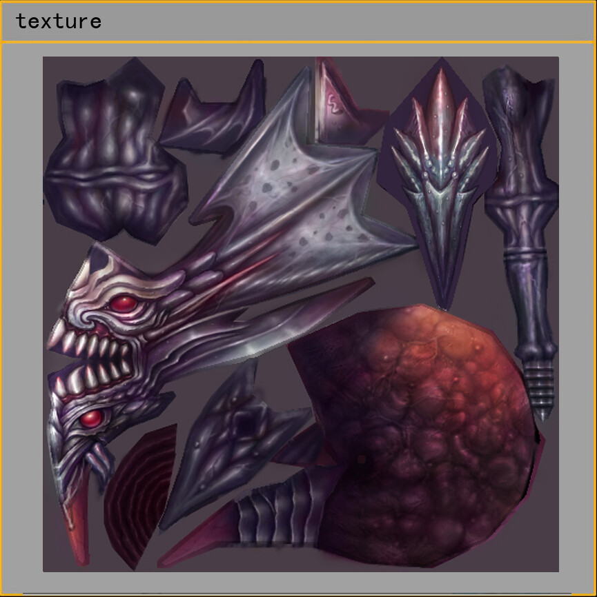 ArtStation - Low poly 3D Monster - Dead Soul | Game Assets