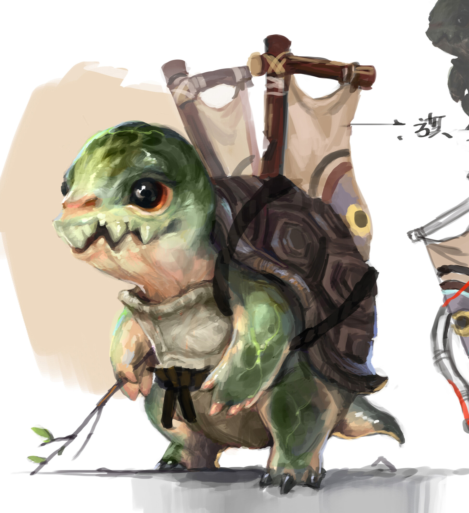 ArtStation - Low poly 3D Monster - Turtle Overseer | Game Assets