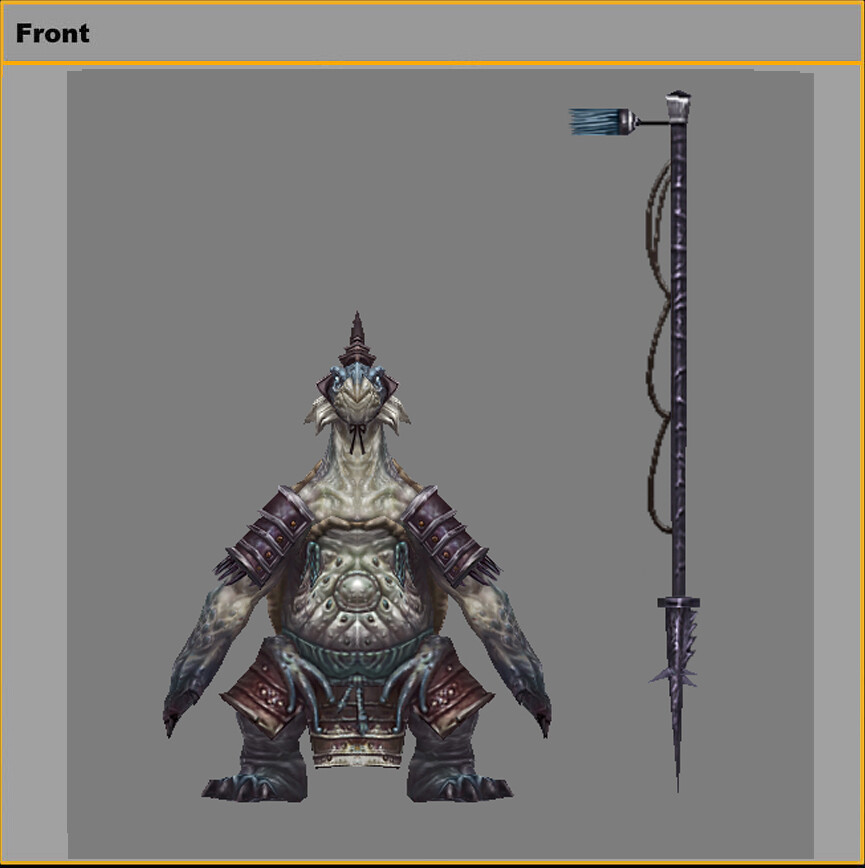 ArtStation - Low poly 3D Monster - Tortoise Overseer 02 | Game Assets