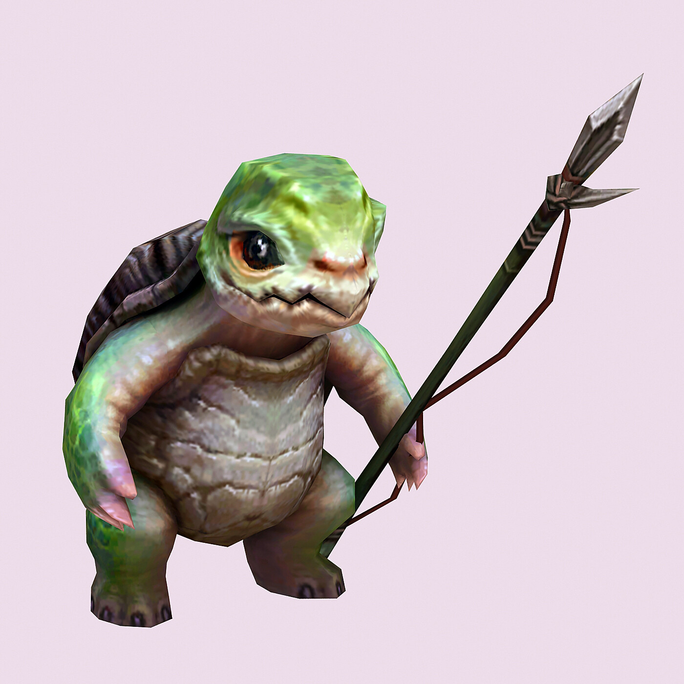 ArtStation - Low poly 3D Monster - Tortoise Soldier | Game Assets