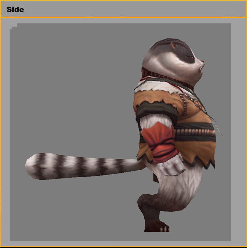 ArtStation - Low poly 3D Monster - meow | Game Assets