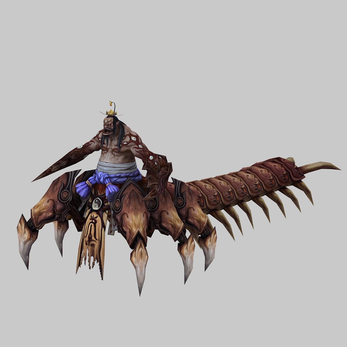 ArtStation - Low poly 3D Monster - Deaf | Game Assets