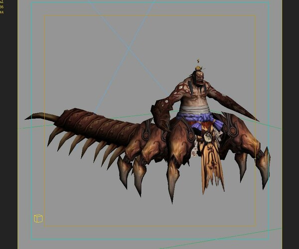 ArtStation - Low poly 3D Monster - Deaf | Game Assets