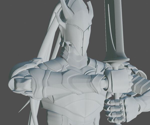 ArtStation - Fan Concept action figure 3d model for print: Igris shadow ...