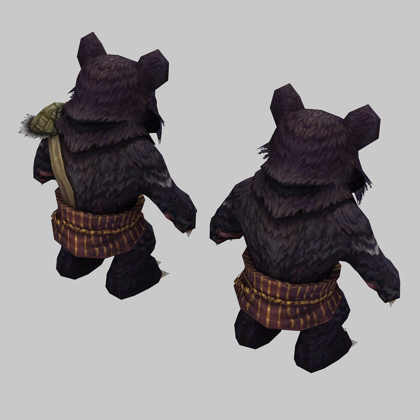 ArtStation - Low poly 3D Monster - Bear | Game Assets